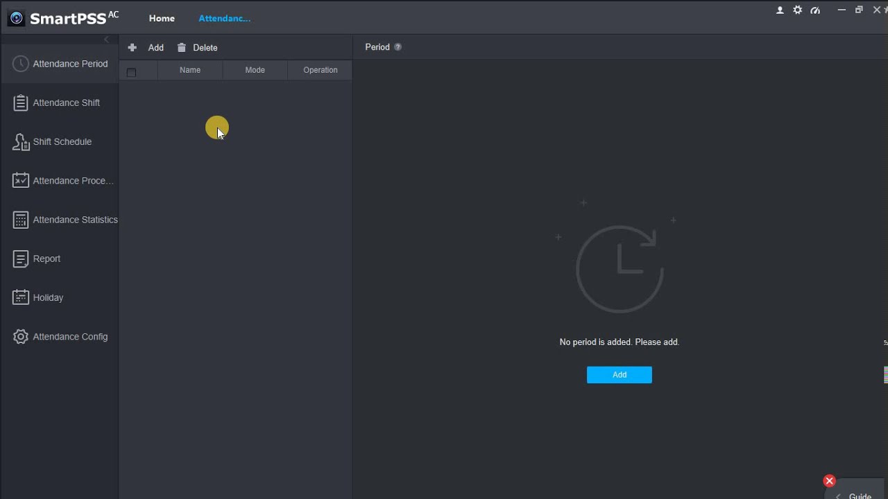 How to create Attendance Shift and Make a Roaster for users in SmartPSS ...