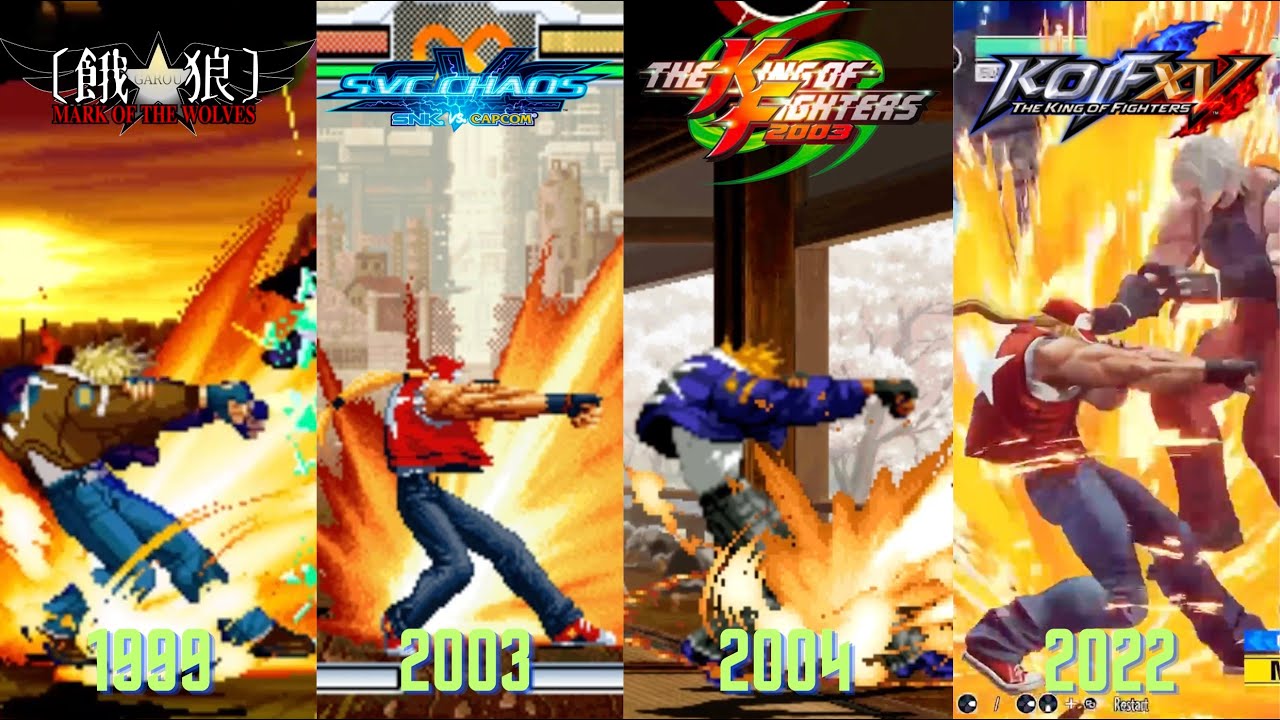 Evolution of Terry Buster Wolf 特瑞暴走之狼 テリー・ボガード バスターウルフ - YouTube