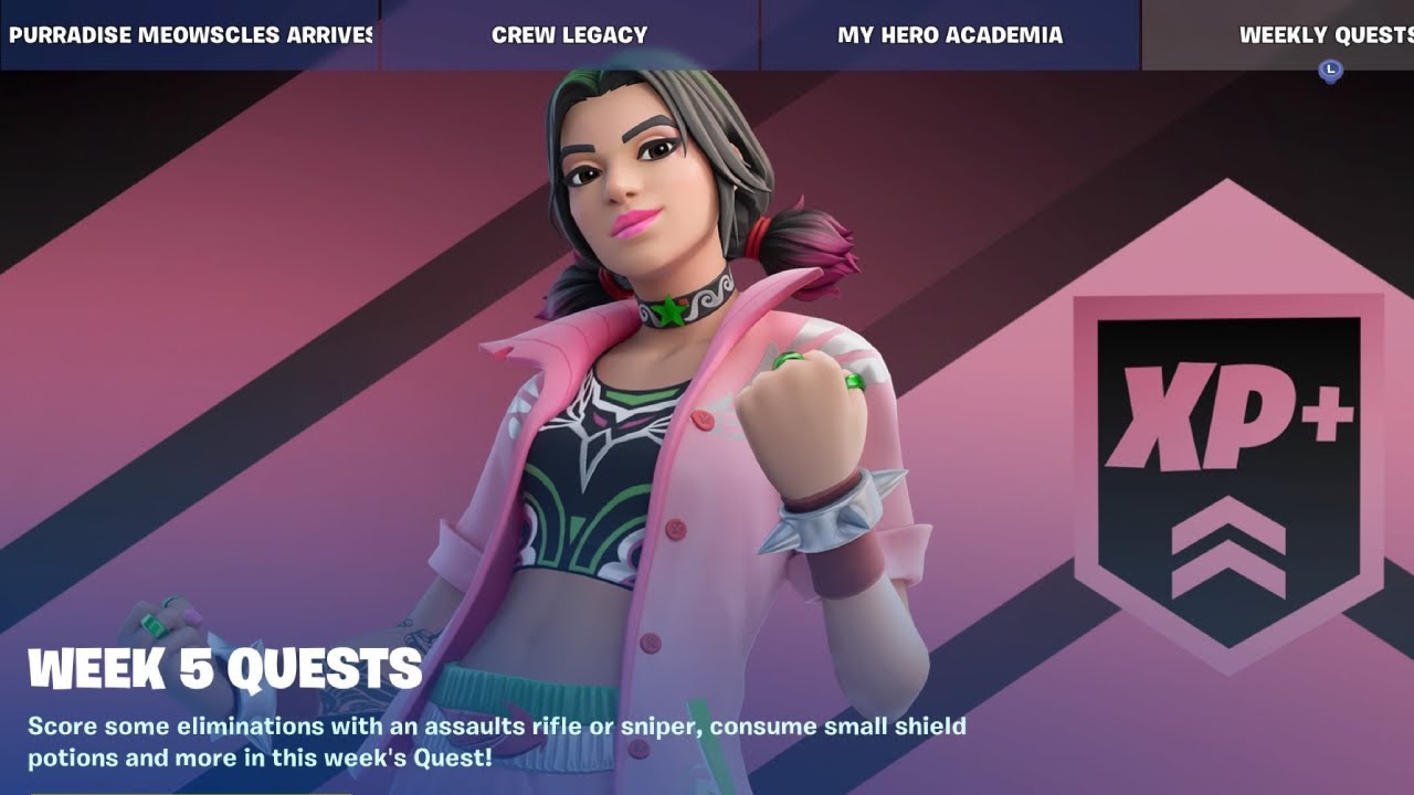 Week 5 Quests Fortnite | Clawesome Meowscles | C4S3 Quest Guide - YouTube