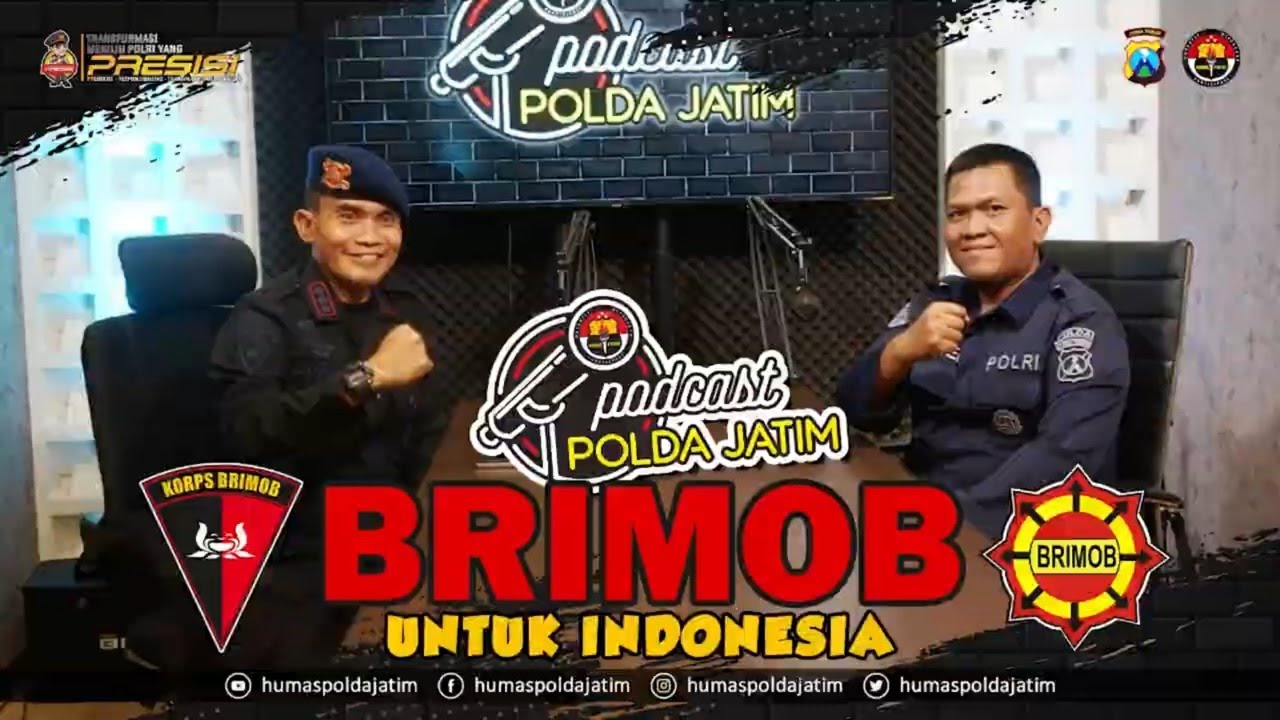 PODCAST BERSAMA DANSAT BRIMOB POLDA JATIM - YouTube