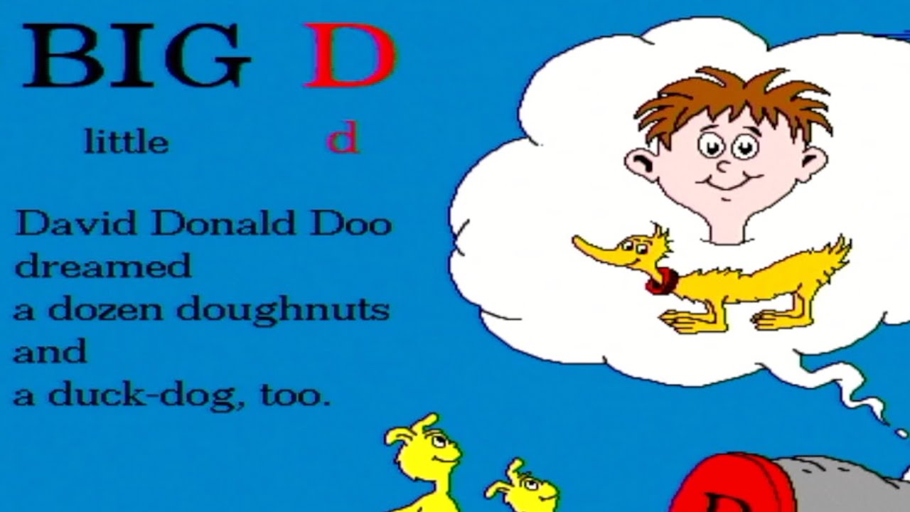 Dr. Seuss's ABC (1995) Living Books | Read And Play, A to E - YouTube