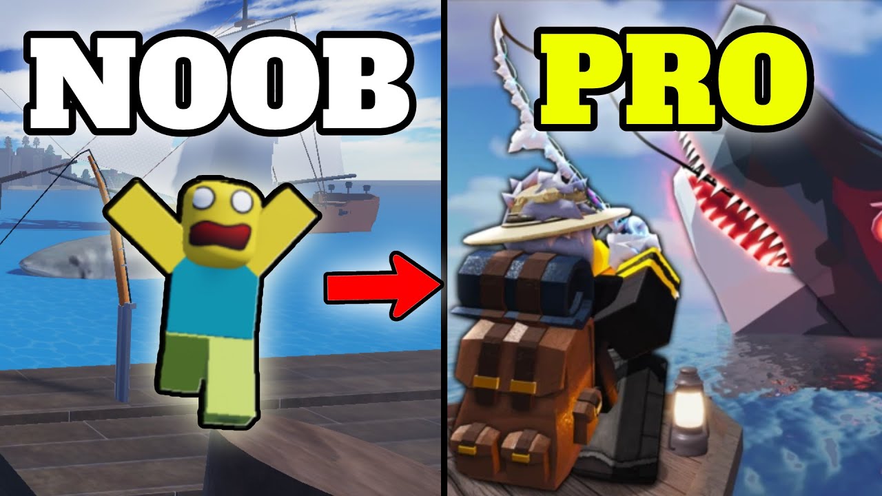 NOOB PLAYS FISCH IN ROBLOX - YouTube