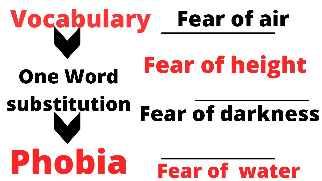 what are some words with phobia in them?| what phobias exist?| what are ...