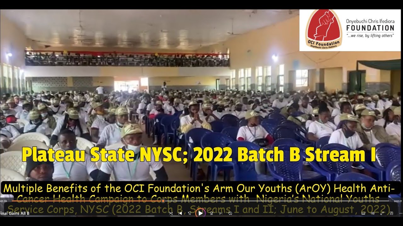 Anchors Speak: BENEFITS of OCI Foundation's ArOY Talks for NYSC Youth ...