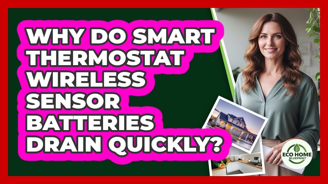 Why Do Smart Thermostat Wireless Sensor Batteries Drain Quickly? - Eco ...