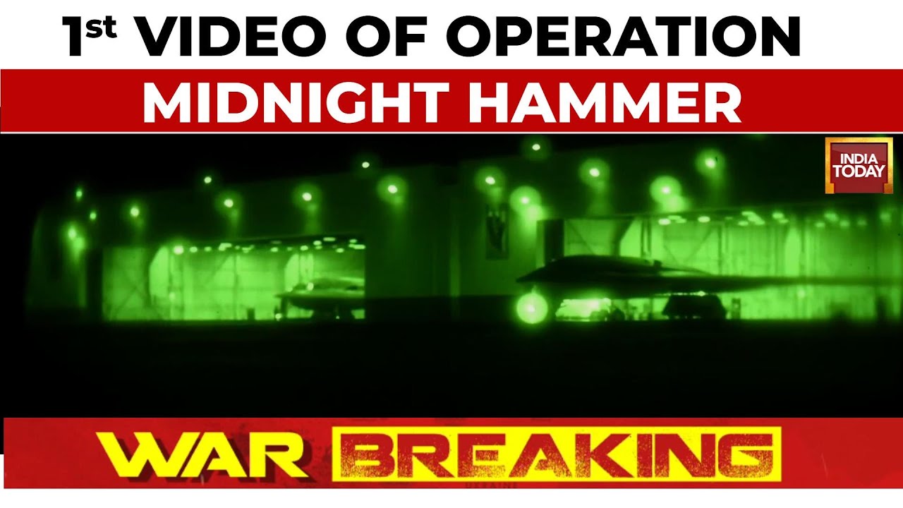 Pentagon Releases Footage Of B-2 Bombers Before And After Operation ...