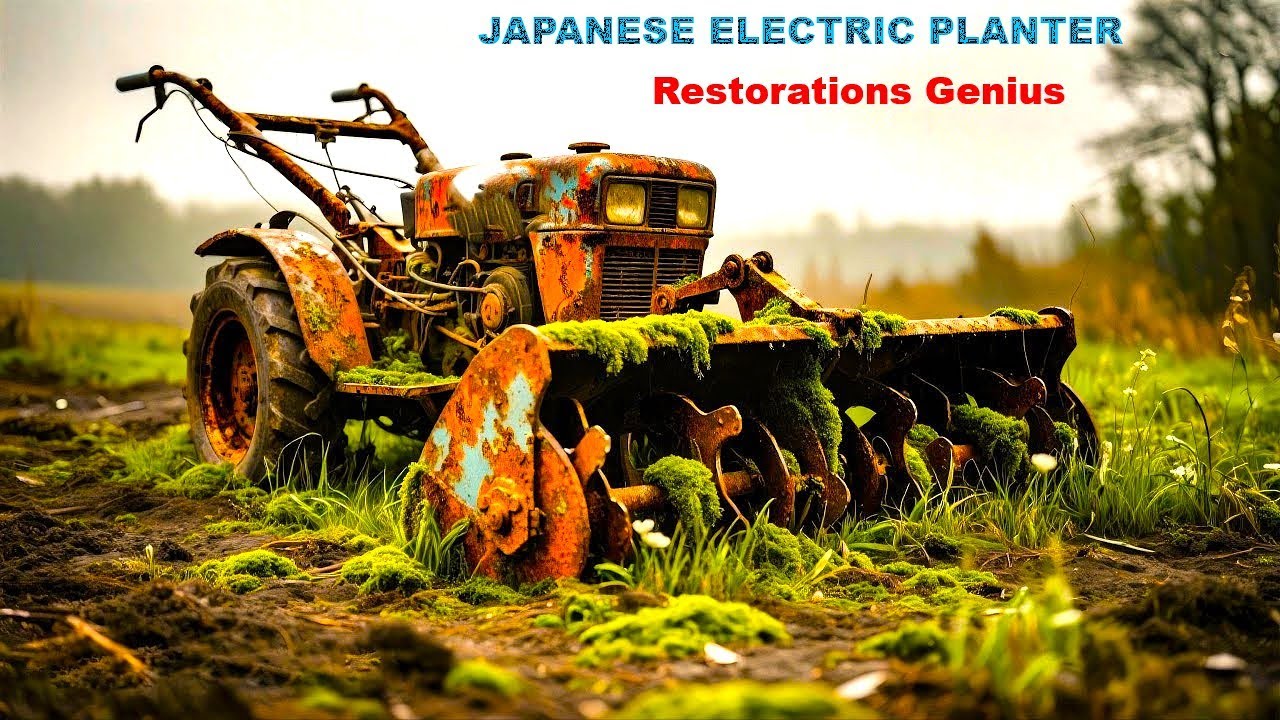 Restorations Rescued Japanese Electric Tiller Abandoned for Years ...