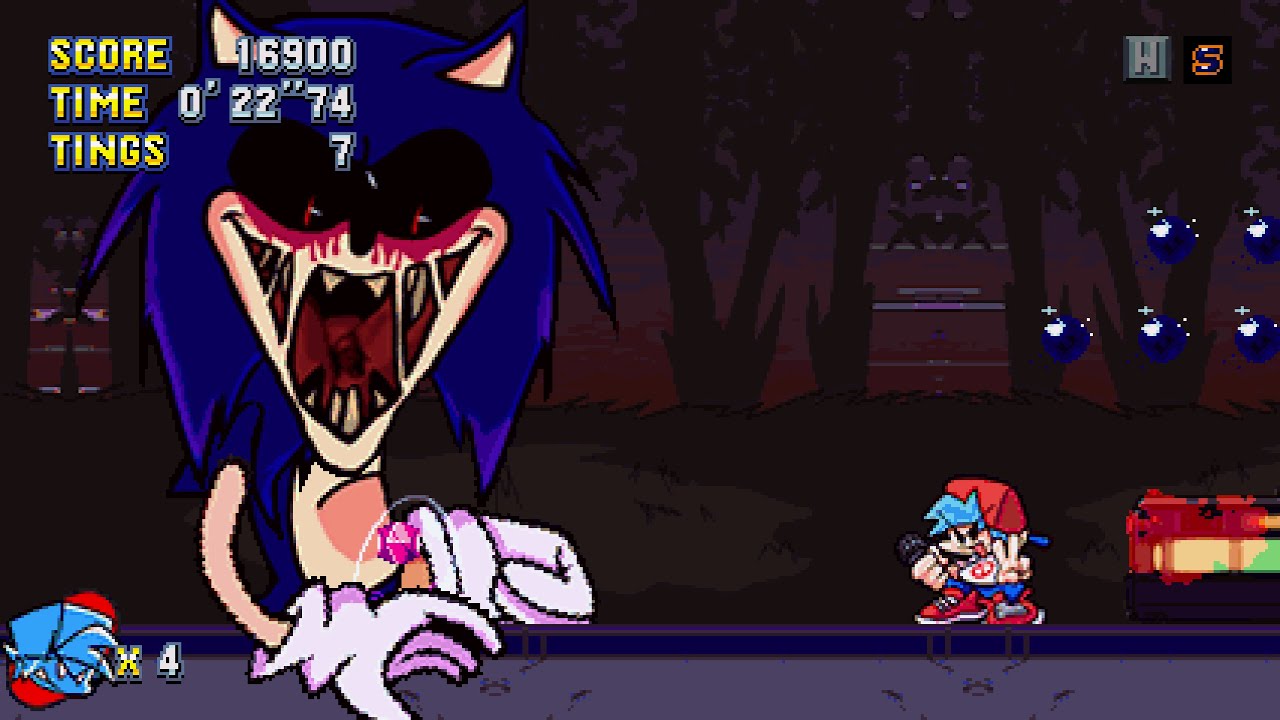 FNF Sonic.EXE ReMastered GIGA Boss Fight Mania Plus Mod [Boyfriend ...