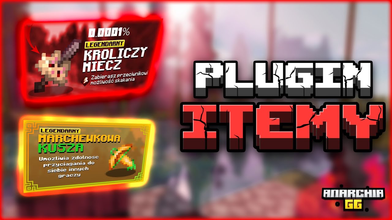 [FREE] PLUGIN NA ITEMY Z ANARCHIA.GG | zajęczy miecz | korona | Wszystkie przedmioty + TXT - YouTube