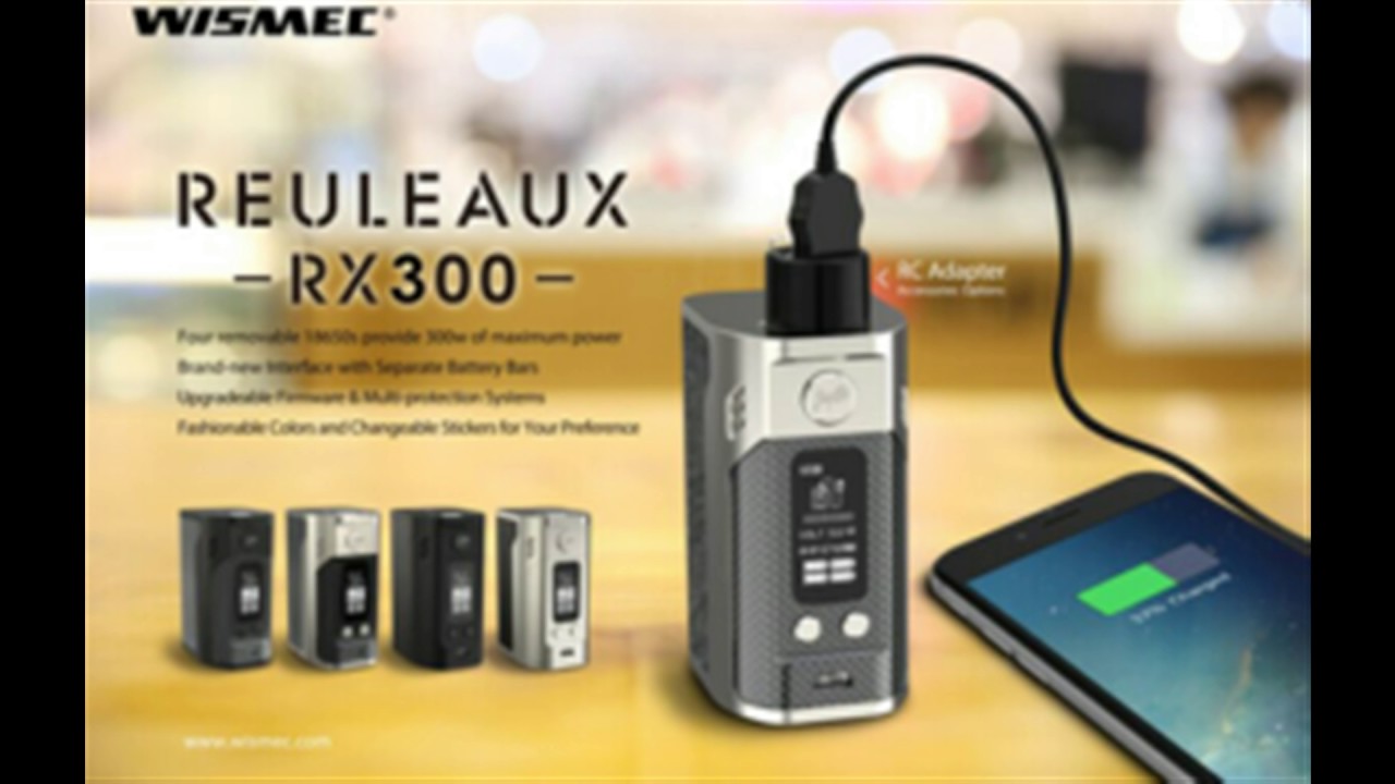 Preview for Wismec Reuleaux RX300 TC Mod - YouTube