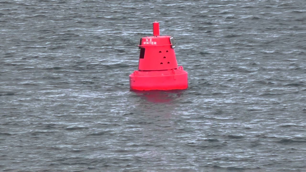 Red Can Buoy, NE Winter, Plymouth Sound, Devon, England 12th August ...