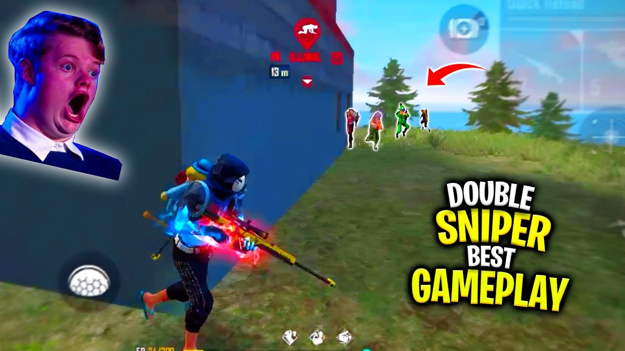 Double Sniper Using 1st Time OP Gameplay " Must Watch " || Garena Free ...