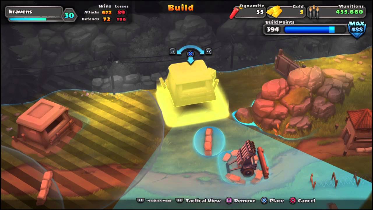 Guns up base build - YouTube