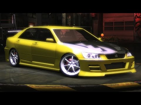 Need For Speed Underground 2 Lexus IS300 - YouTube
