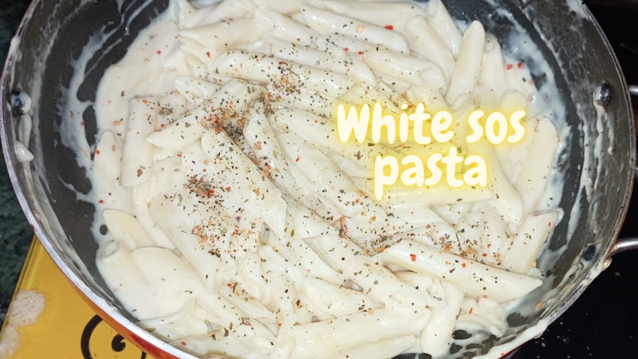 White sos pasta | Banaye sabse asan nashta, white sos pasta #cooking ...