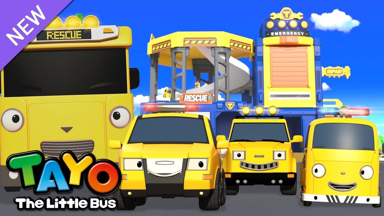 NEW📍 Yellow Strong Rescue Truck | Rescue Team Song | RESCUE TAYO ...