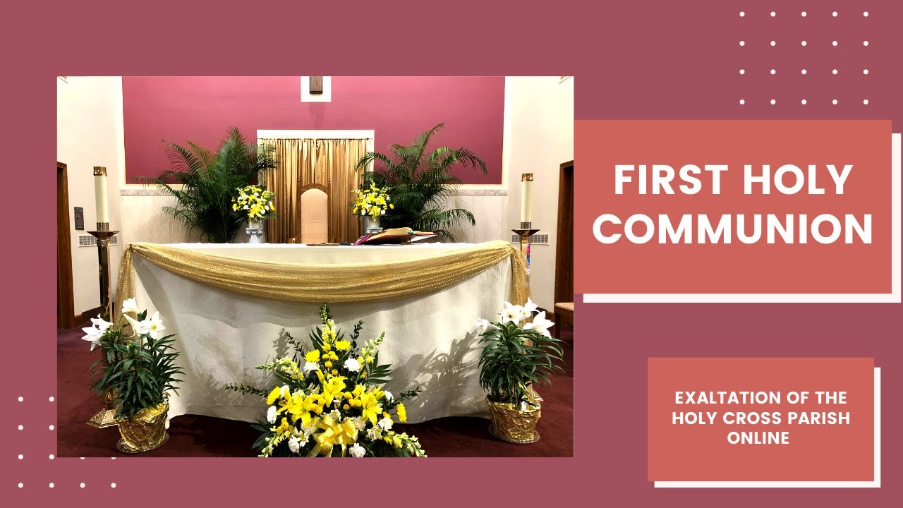 First Holy Communion (Sunday, April 25) - YouTube