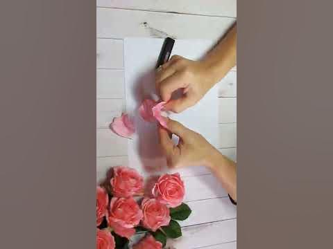 Роза из фоамирана - YouTube