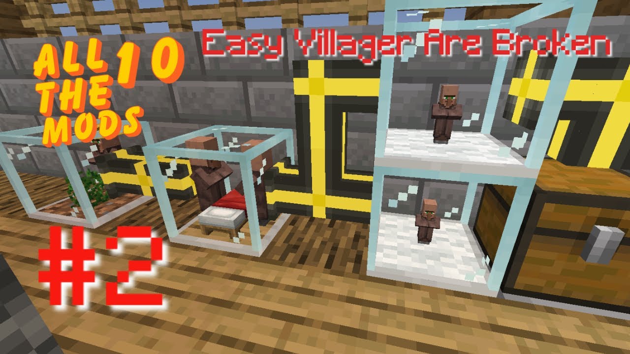 Effortless Villager Trading with Easy Villagers Mod - AllTheMods 10 Ep ...