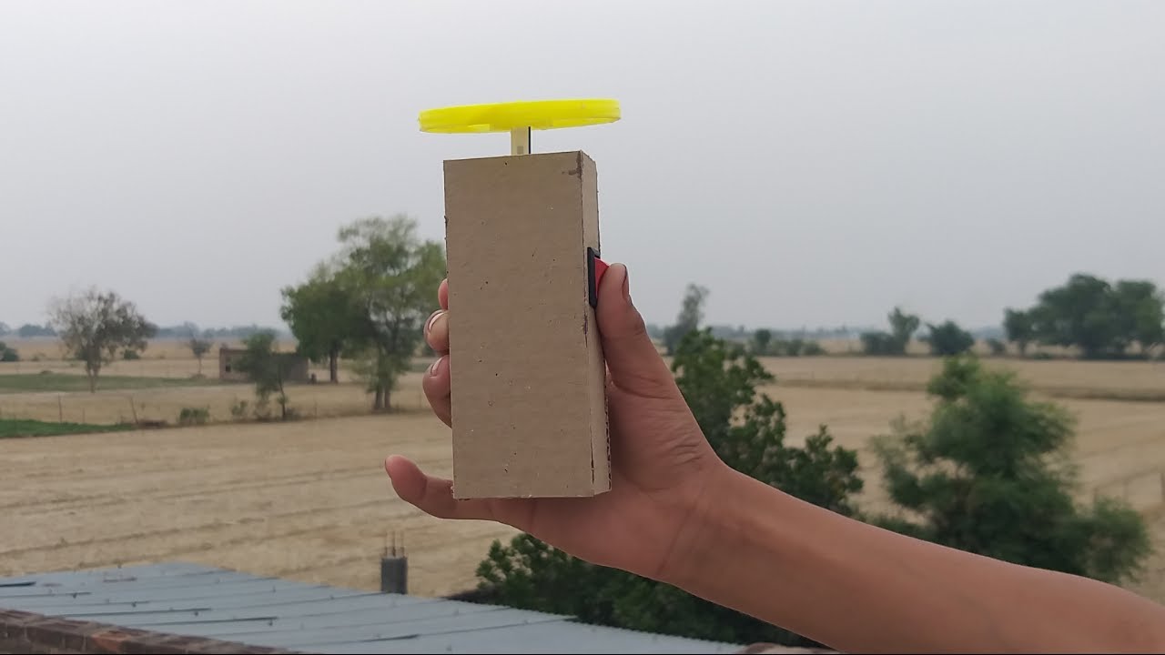 how to make a propeller flying machine || flying propeller-machine ...