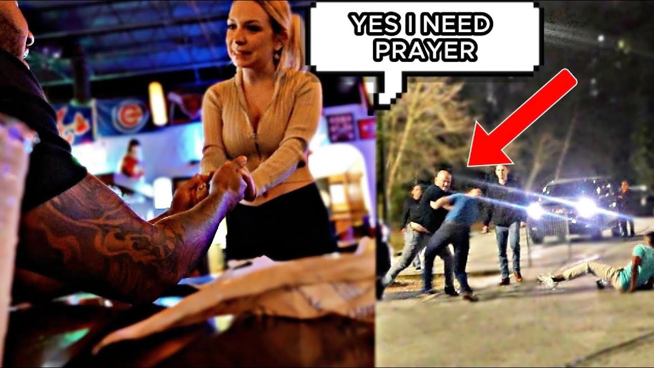 Praying For Waitress! *A Fight Broke Out!* - YouTube