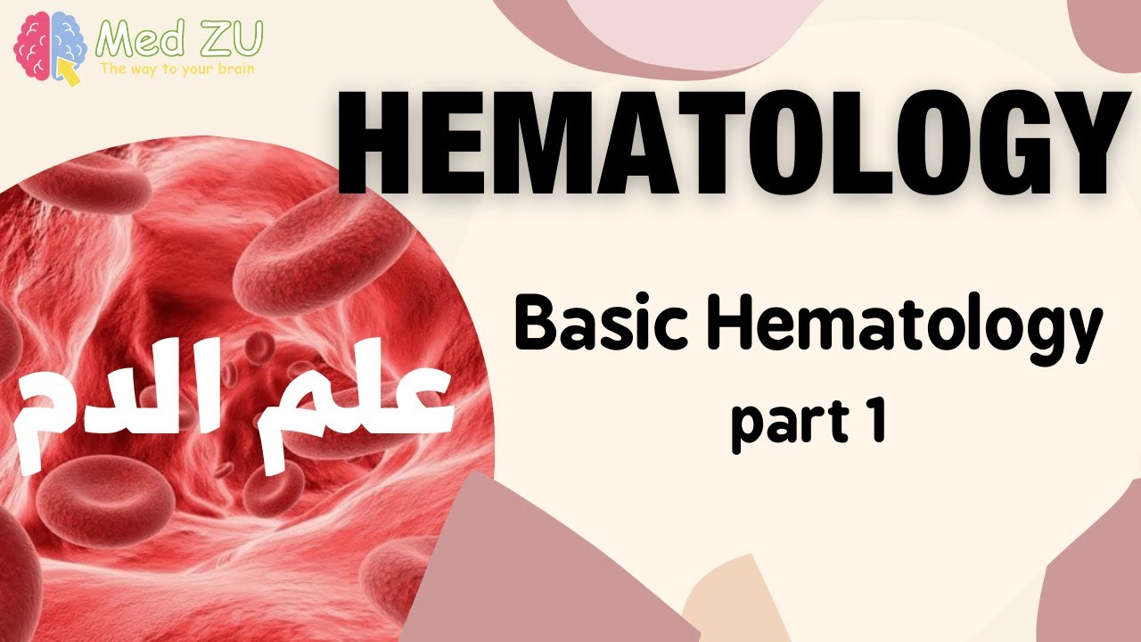 علم الدم | Hematology (Basic hematology CH1 Part 1 أساسيات علم الدم الجزء الاول) - YouTube
