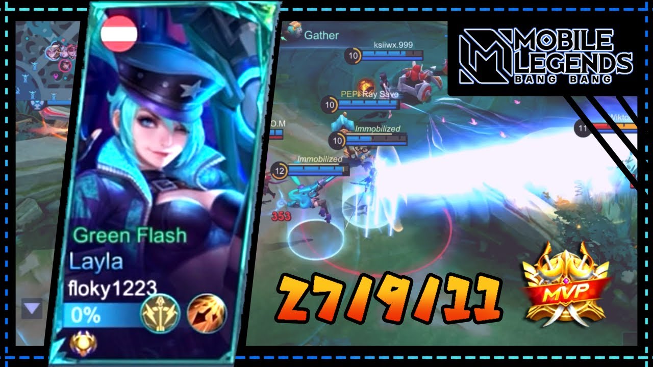 MLBB Gameplay~ Layla MVP - YouTube