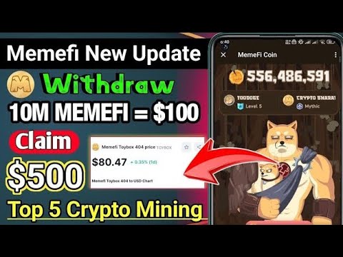 Memefi Coin 50 = ₹1 🔥Memefi token Launch Update 💥Memefi Coin Latest ...