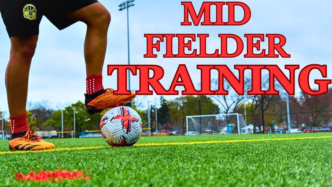 Full Midfielder Training Session | Technique Drills | How to Practice ...