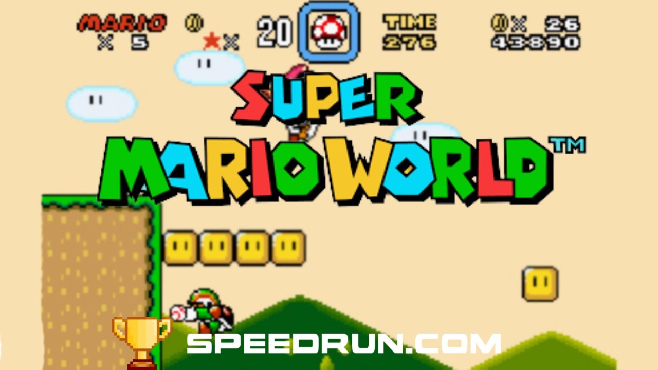 Super Mario World 11 Exit - Speedrun 14.39.22 - YouTube
