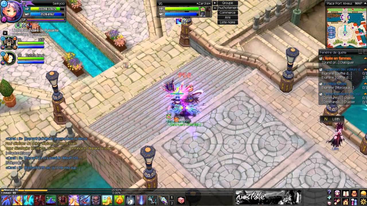 [Nostale PvP] ¤Zarcke¤ VS Seikyoo - Port Alveus - YouTube