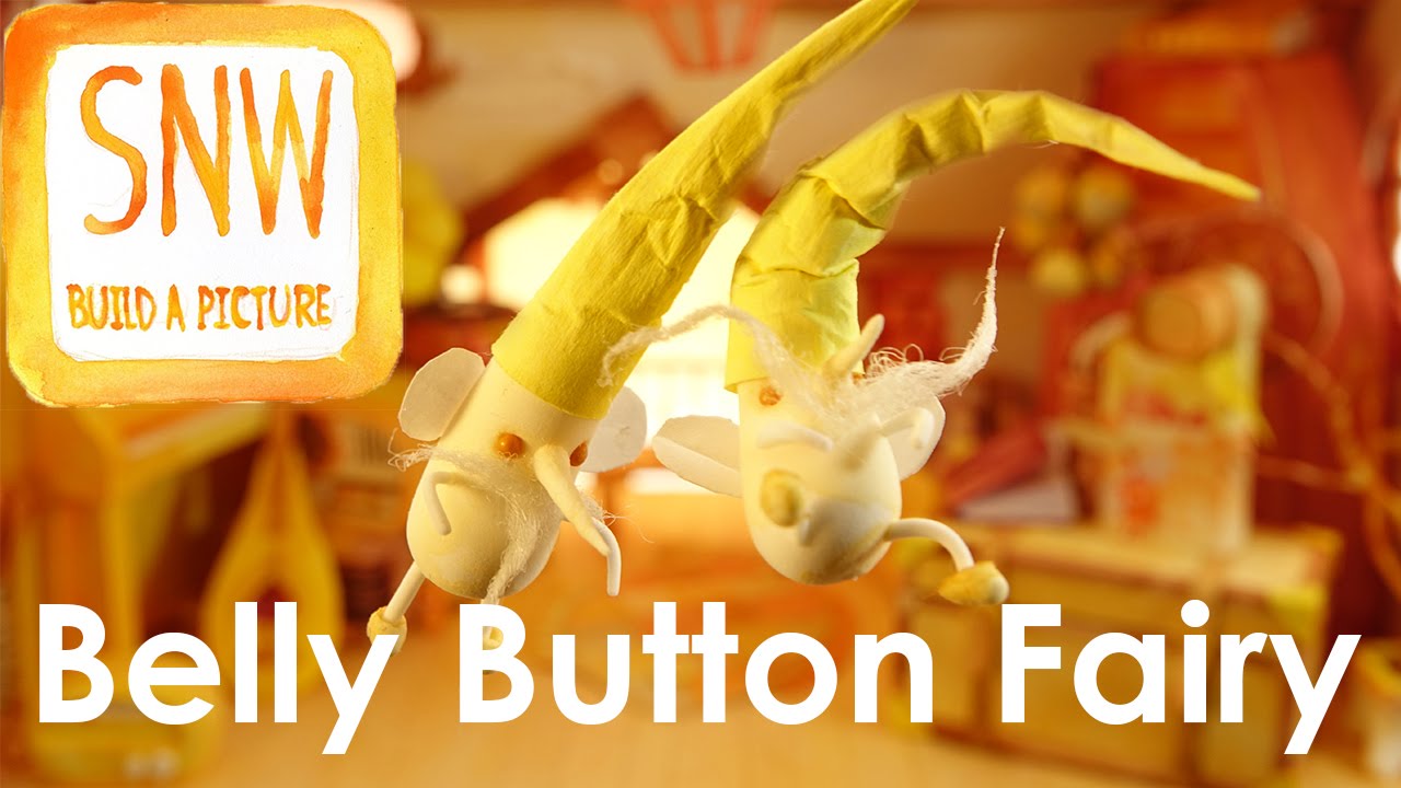 belly button fairy - clay crafts tutorial - YouTube