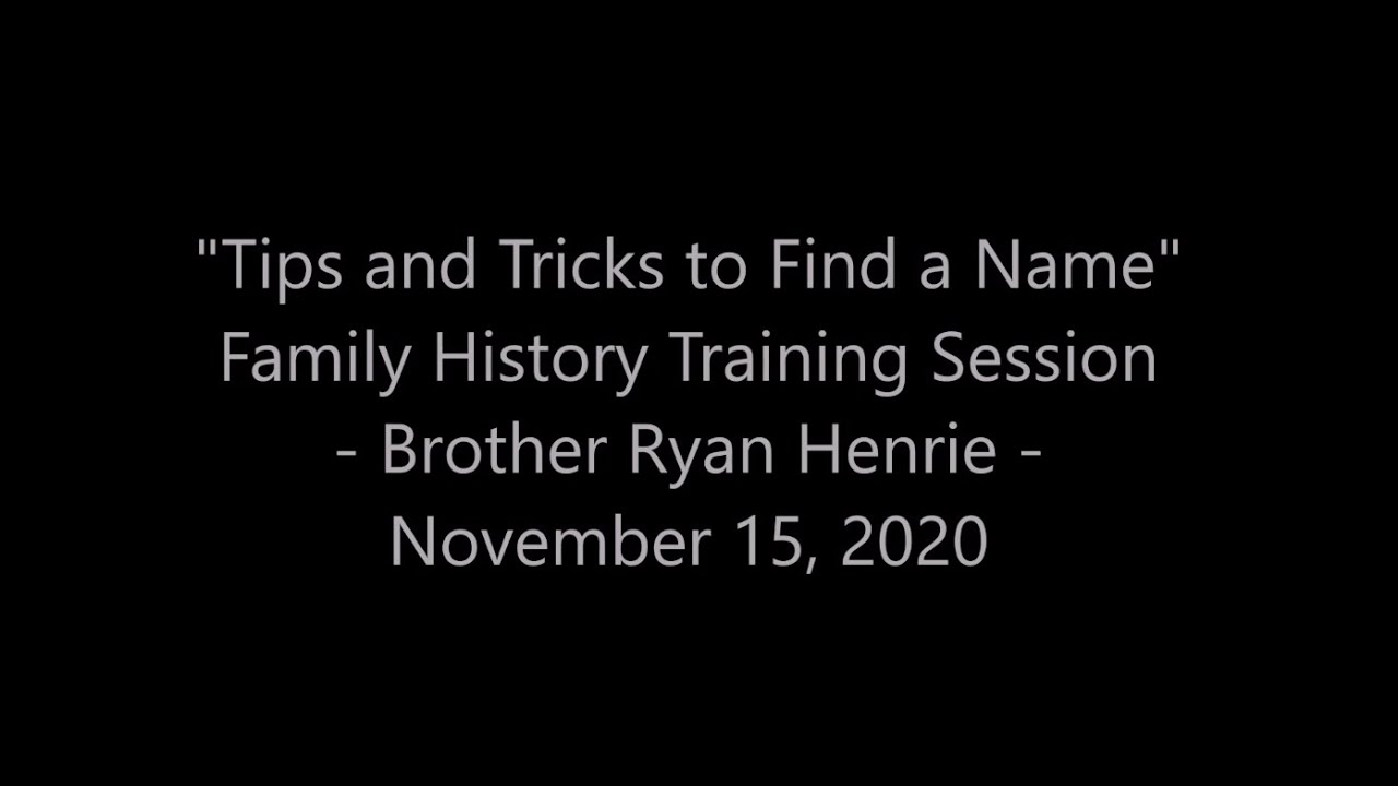 Tips And Tricks To Find A Name YouTube Tips And Tricks To Find A Name YouTube