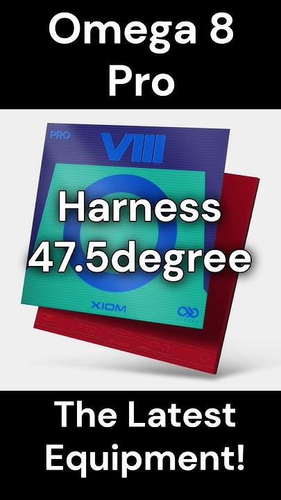 Omega8 & Jekyll and Hyde C57.5, C52.5! New Rubbers From XIOM #tabletennis #卓球 #탁구 - YouTube