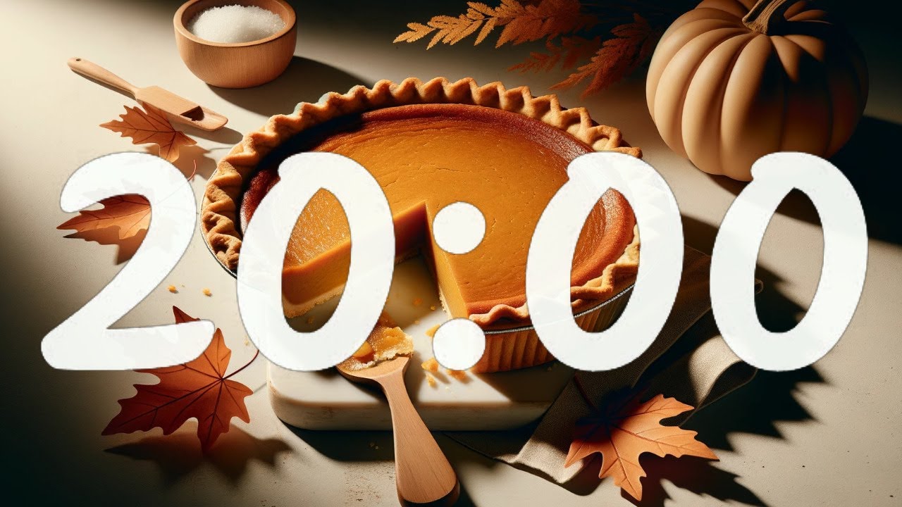 20 Minute Timer Pumpkin Pie - YouTube