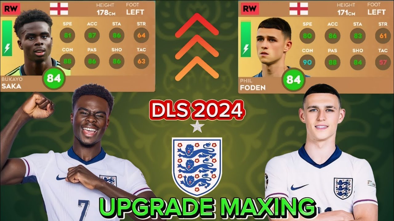 DLS 24 | Nâng Cấp Max Bukayo Saka Và Phil Foden - YouTube