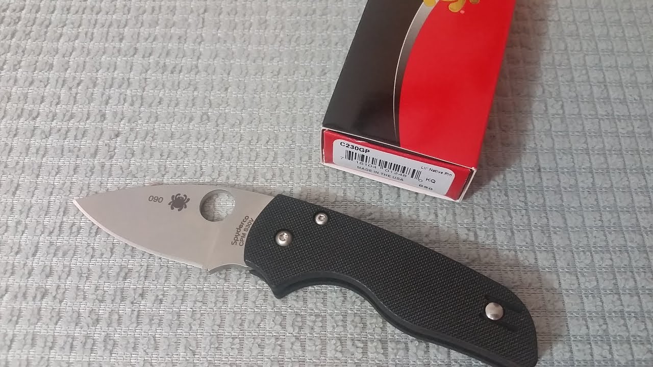 Spyderco Lil Native Unboxing! - YouTube