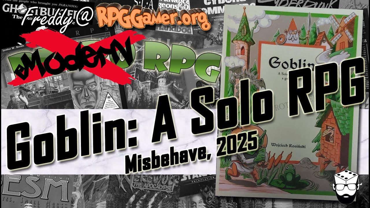 Goblin – A Solo RPG (MisBehave Games) | Modern RPG - YouTube