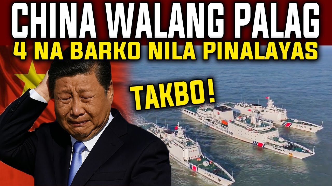 MGA BARKO NG CHINA PINALAYAS WALANG PALAG! SIYAM NA BARKONG PANDIGMA NG ...