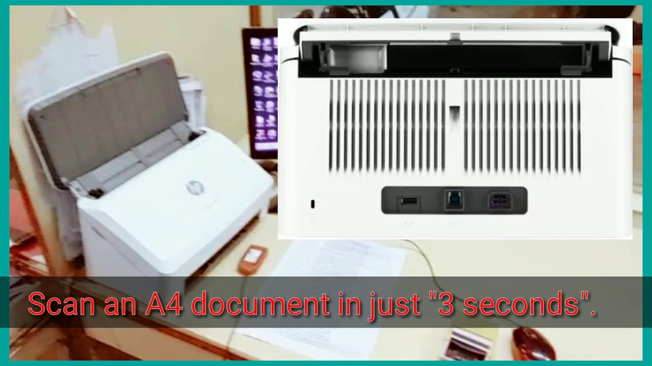 Scan an A4 Document in just 3 Second- Only for SBI employees - YouTube