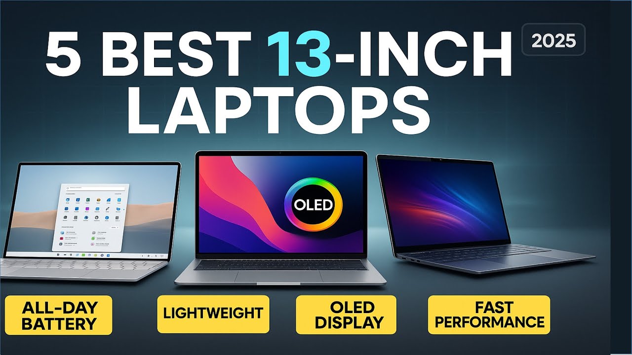5 Best 13-Inch Laptops in 2025 – Ultimate Portability & Power! - YouTube