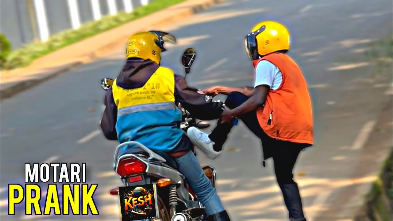 Prank Yo Kwicara Imbere Ya Motari 😂🏍️🚨 | (MUST WATCH) Prank In Rwanda ...