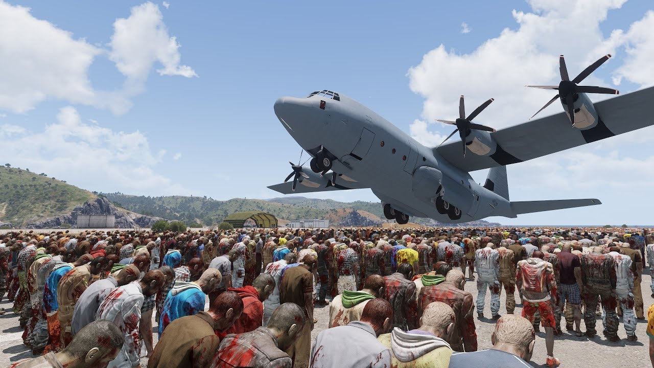 ZOMBIE EVACUATION - ArmA 3 (4K Gameplay) - YouTube