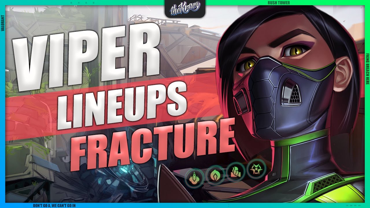 Viper Fracture Guide Lineups Walls Setups 2022 Valorant Youtube