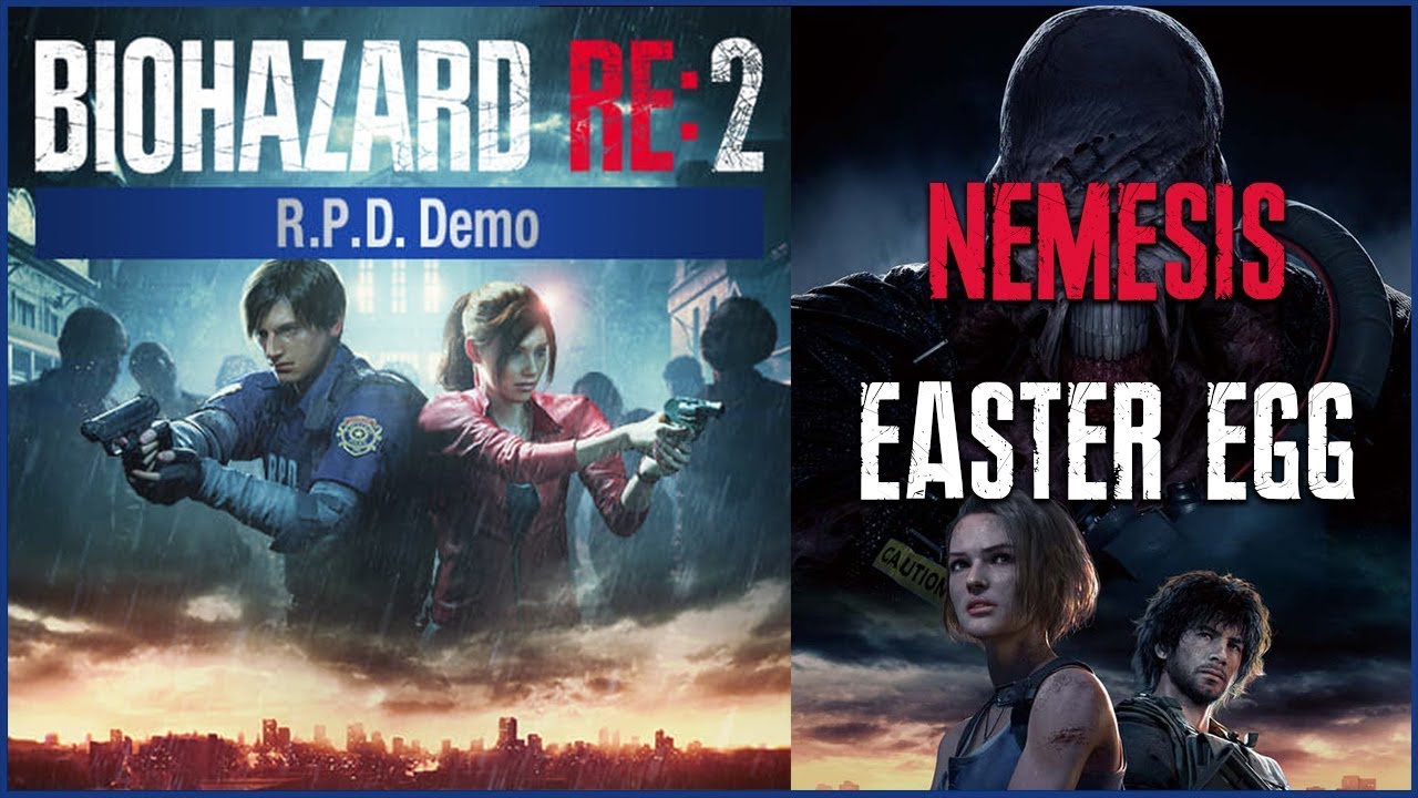 Resident Evil 2 (R.P.D. Demo) - Nemesis Easter Egg | The Leviathan ...