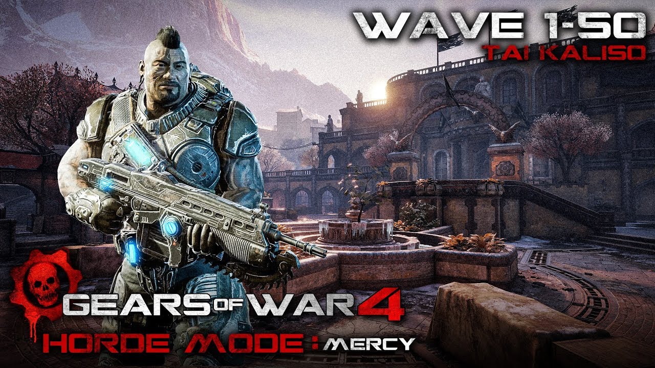 Gears of War 4: Horde Wave 1-50 - Mercy - Engineer -Tai Kaliso - YouTube