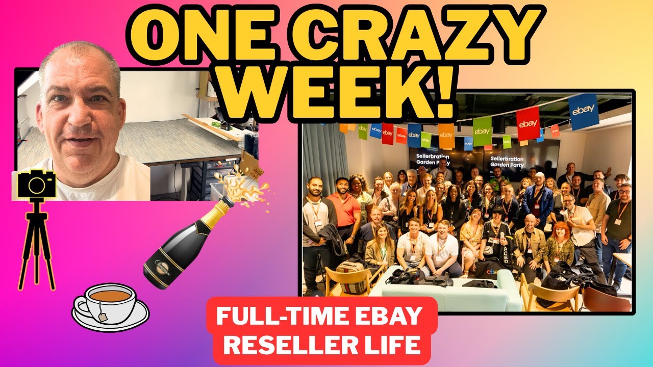 ONE CRAZY WEEK as a Full-Time eBay Reseller! (Garden Party, London ...