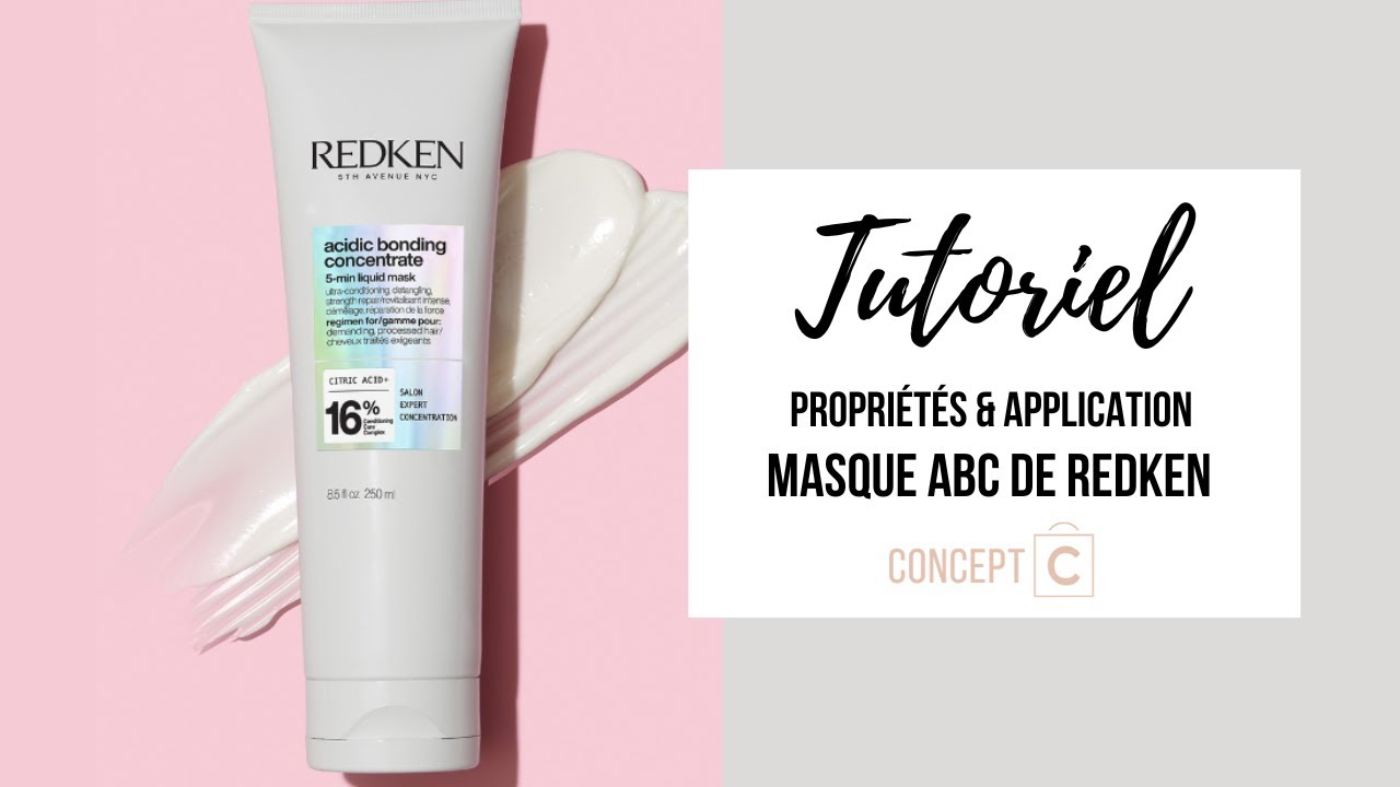 Propriétés & application masque ABC de Redken! - YouTube