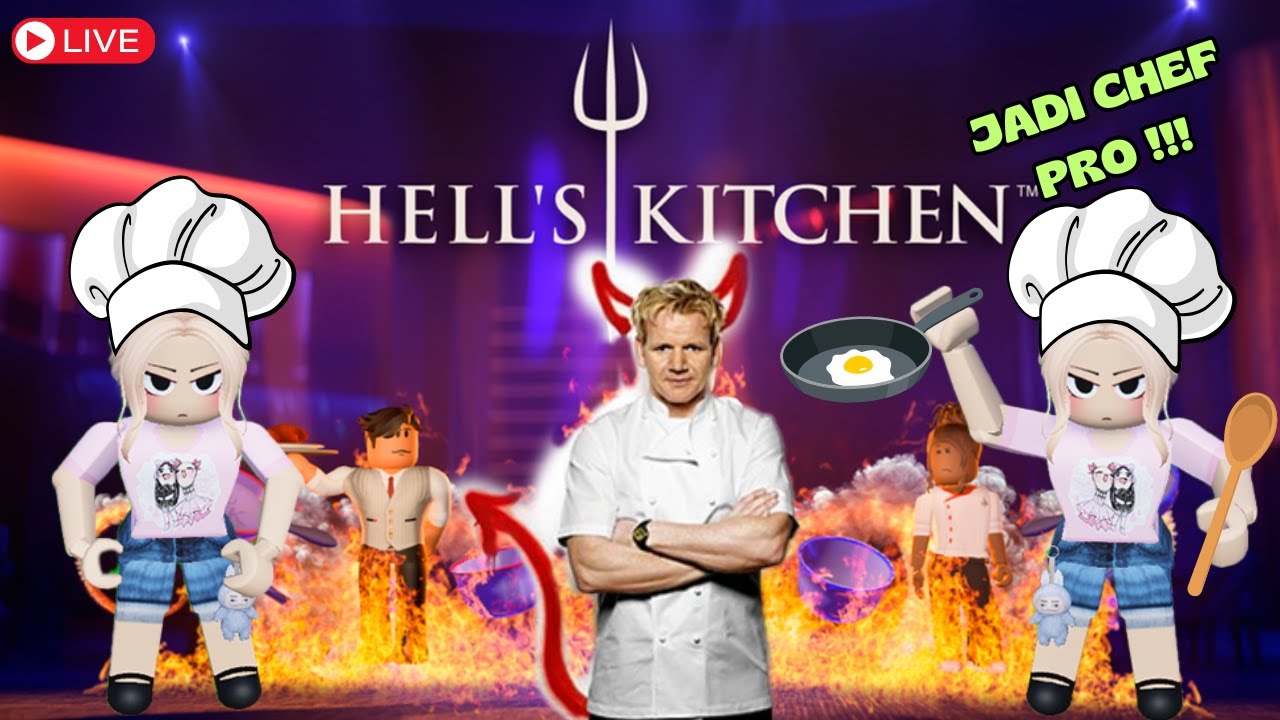 JADI KOKI PRO !!! [HELLS KITCHEN ROBLOX INDONESIA] #roblox # ...