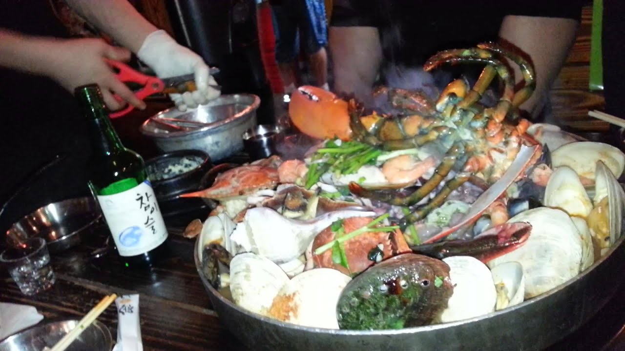 Sik Gaek Seafood Platter - YouTube